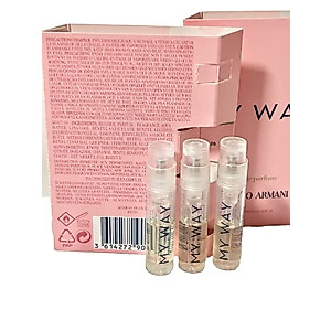 GIORGIO ARMANI My Way Sample Perfume Women Spray 1.2 ml / 0.04 oz - set of 3
