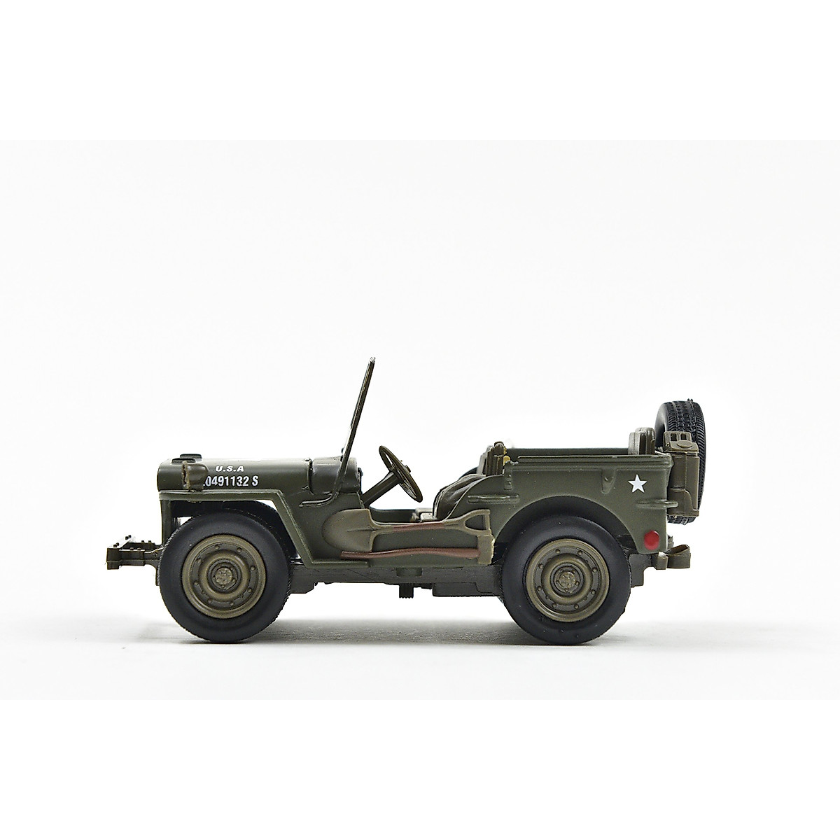 Jeep Willys U.S.A. Army Green 1/32 Diecast Model Car by New Ray