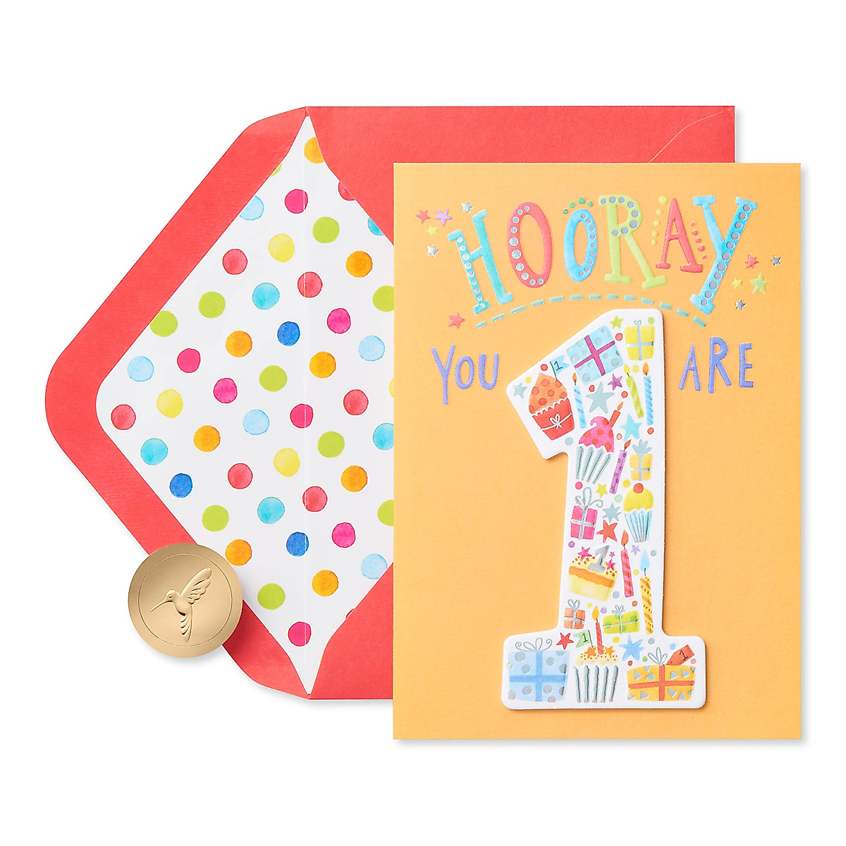 Papyrus 1st Birthday Card (Something To Celebrate)