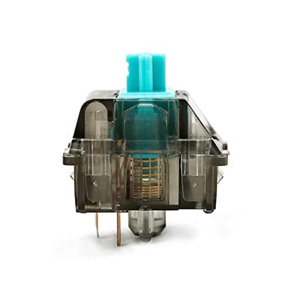 KOSEKY DSL1 Linear Keyboard Switch,Silent,60cN Force,Gold-Plated Spring,Pre Lubed, Linear Keyswitch 5 Pins for Mechanical Gaming Keyboards (90 Packs, Smoky Transparent,Aqua)