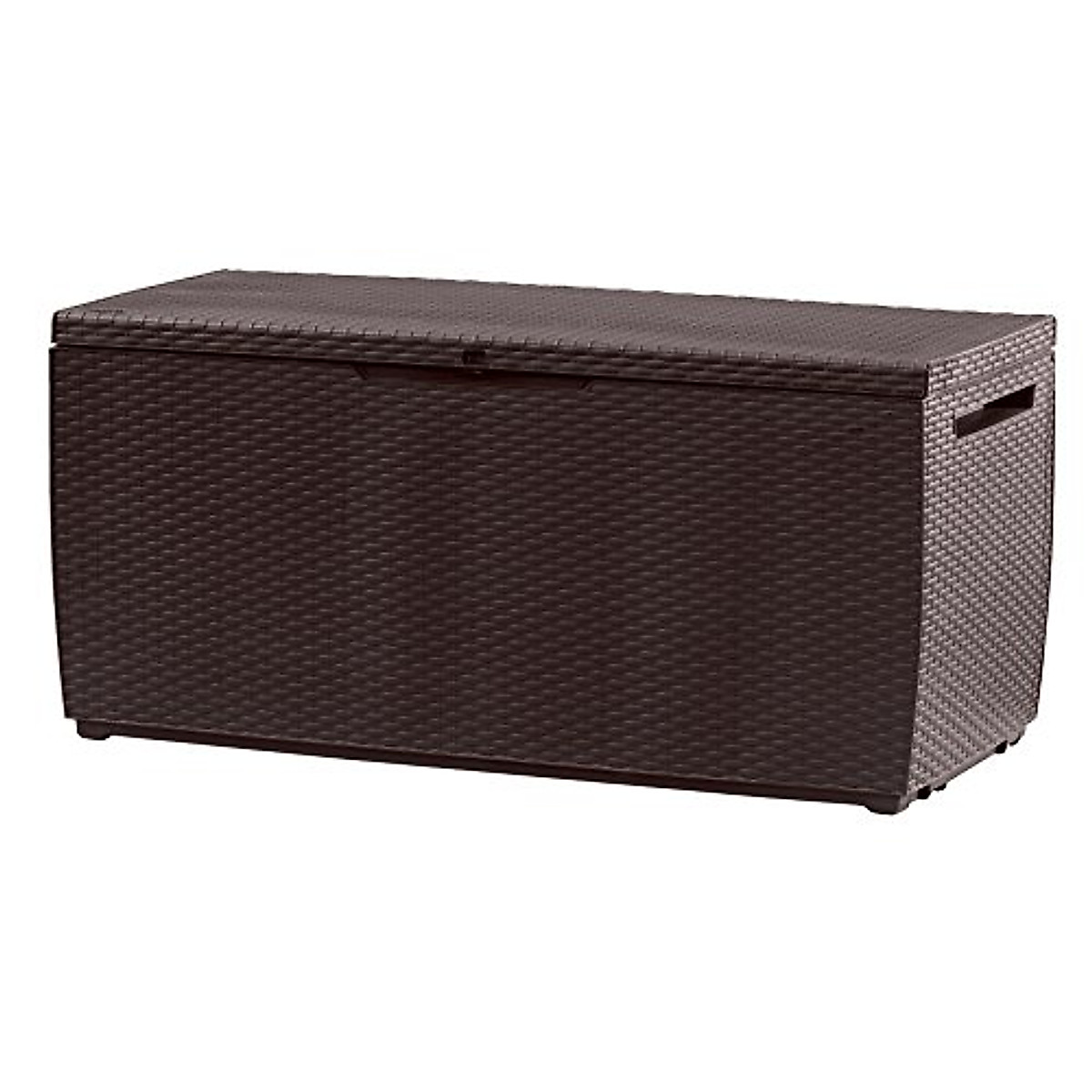 Keter Capri Outdoor Plastic Storage Box Garden Furniture, 123 x 53.5 x 57 cm, Brown