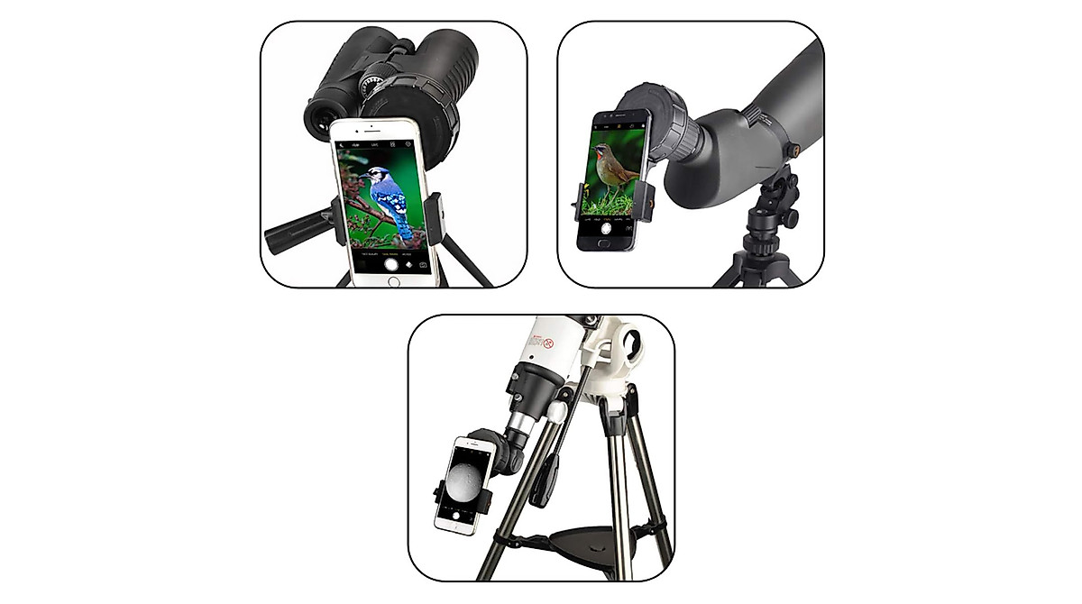 Spotting Scope Smartphone Camera Adapter for Binoculars & Telescopes