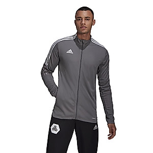 adidas Men's Tiro 21 Track Jacket, Team Grey Four, Large