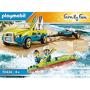 Playmobil Beach Car with Canoe