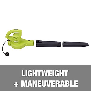 Sun Joe SBJ597E-GRY 6-Amp 155 MPH Electric Leaf Blower, One size, Grey