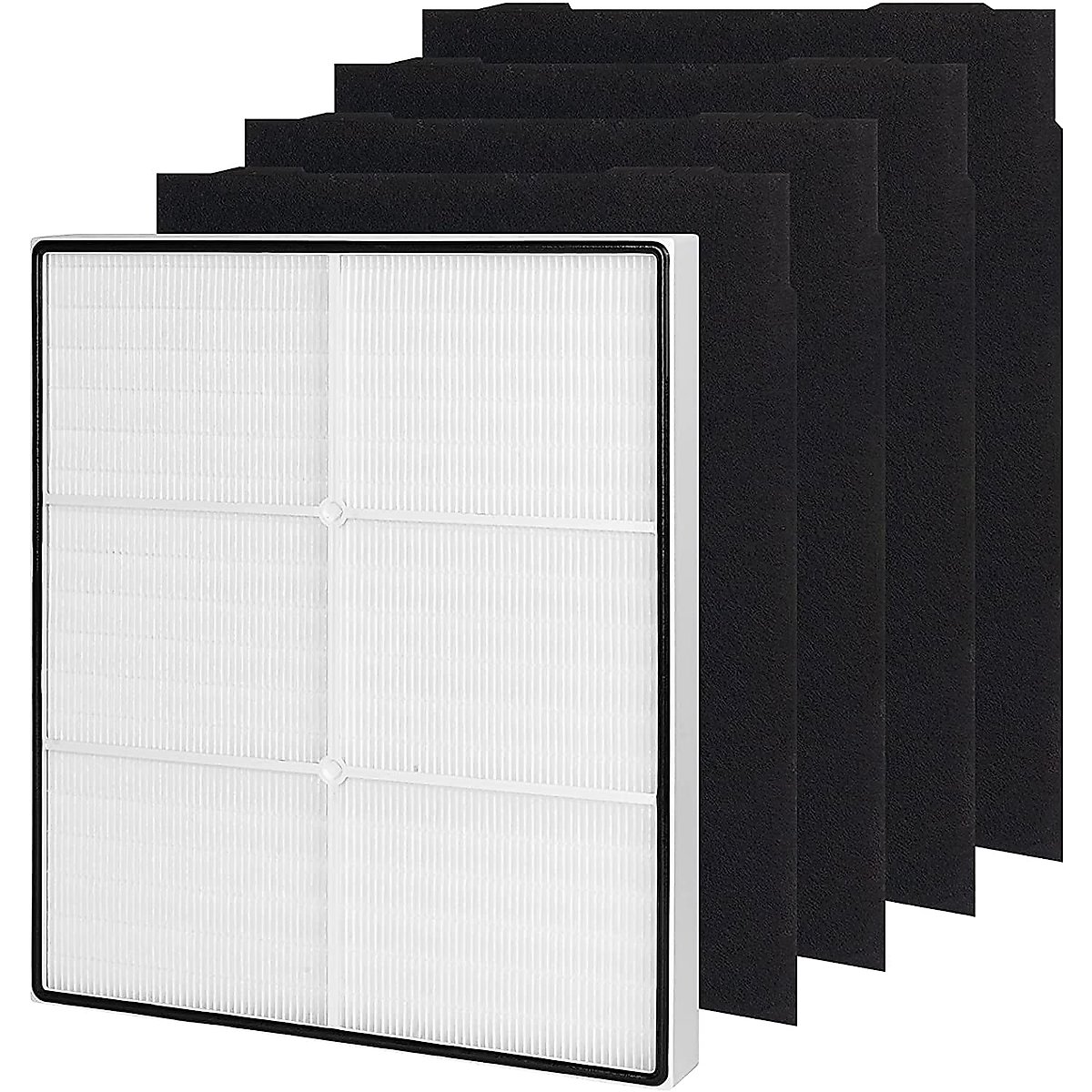 Future Way 510 Filter Replacement Compatible with Whirlpool Whispure AP510 and AP450 Air Purifier, with 4 Carbon Filters, Part# 1183054k