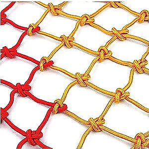 EkiDaz HXRW Rope Net Climbing Net for Kids Climbing Cargo Net Outdoor Indoor Protective Nets Multi-Purpose Colorful Decorative Rope Net Playground Sets for Backyards (Size : 1 * 1m(3.3 * 3.3ft))