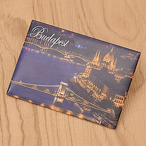 Towashine Hungary Budapest Beautiful City Photo Magnets Fridge Magnetic Souvenirs