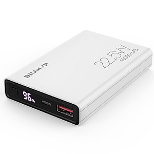 BIUMVP Heated Vest Battery Pack,5V 2A 10000mAh Power Bank for Heated Jacket,PD 22.5W Fast Charging Portable Charger,LCD Dispaly Phone Charger for iPhone,Android ect.