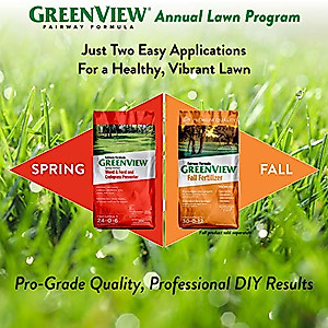 GreenView Fairway Formula Spring Fertilizer Weed & Feed + Crabgrass Preventer - 18 lb. - Covers 5,000 sq. ft.