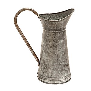 Deco 79 Metal Watering Can Indoor Outdoor Planter Small Planter Pot, Planter 10" x 6" x 12", Brown