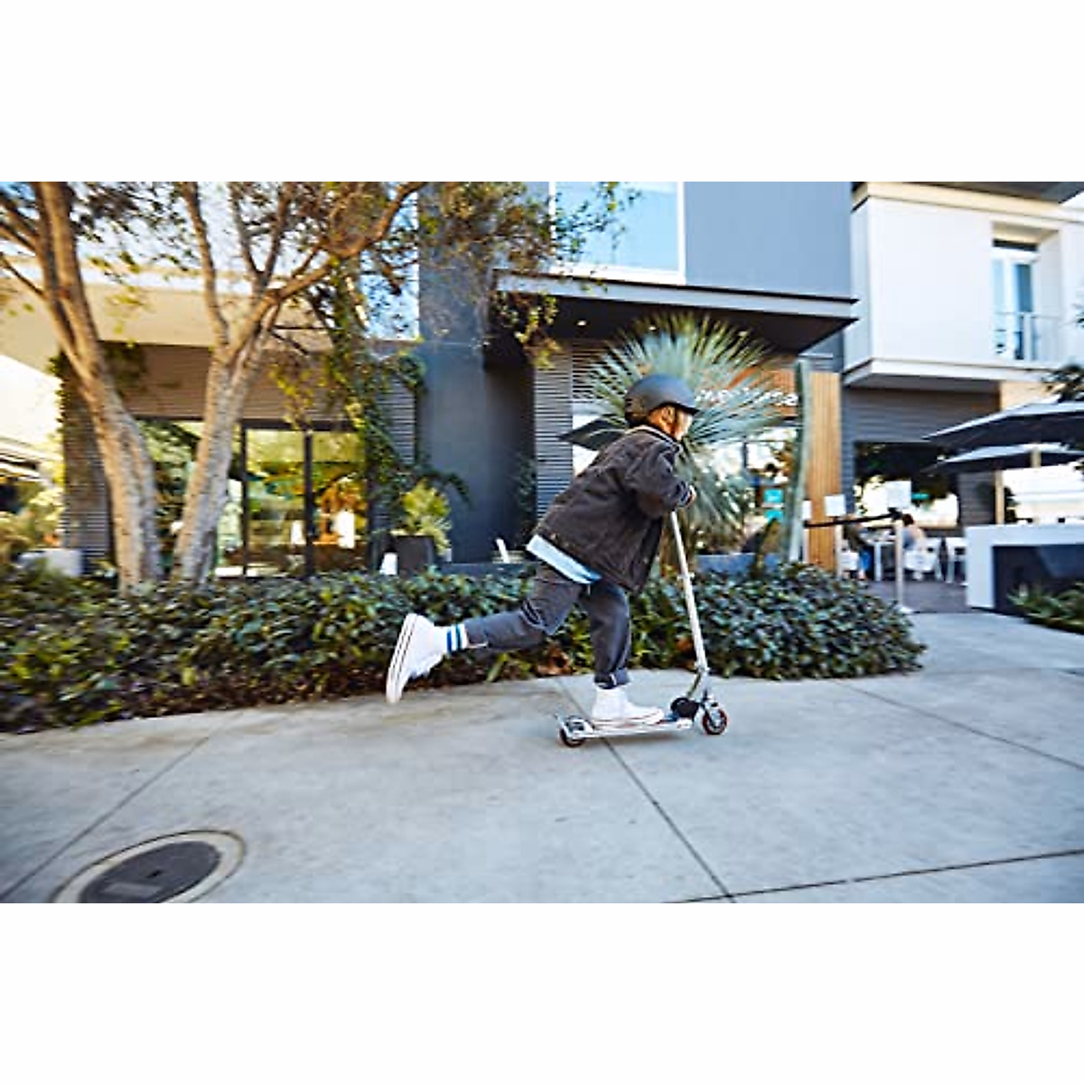 Razor A2 Kick Scooter for Kids – Wheelie Bar, Foldable, Lightweight, Front Vibration Reducing System, Adjustable Height Handlebars