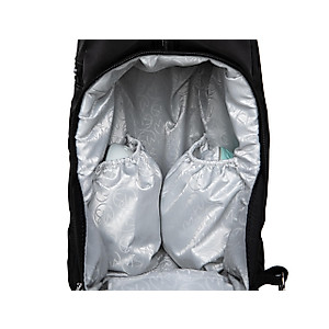 Sarah Wells Kelly Convertible Breast Pump Bag and Backpack with Carrying Handles - Insulated Pocket - Compatible with All Portable Pumps on The Market - 17" Laptop Sleeve