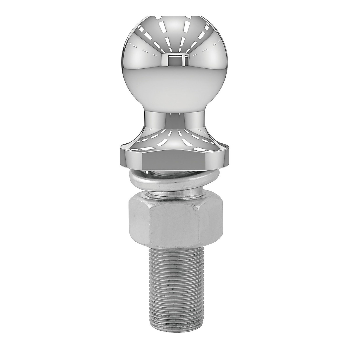 CURT 40017 Chrome Trailer Hitch Ball, 3,500 lbs, 1-7/8-Inch Diameter, 1 x 3-Inch Shank