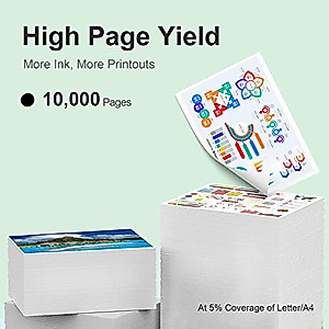 Miss Deer Upgraded Compatible 972X Black Ink Cartridges Replacement for HP 972 X 972A High Yield for HP PageWide Pro 477dw 577dw 452dn 452dw 477dn 552dw MFP P55250dw P57750dw Printers (1 Black)