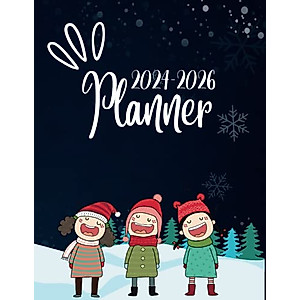 2024-2026 Monthly Planner: 3 Year Calendar Large Size 8.5x11 inches | 36 Months Jan 2024 - Dec 2026 with Federal Holidays | Monthly Design ( Calendar 2024-2026 for Purse)