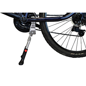 Lumintrail Center Mount Bike Double Leg Kickstand - Adjustable Height Bike Kick Stands for 24, 26, 27.5, 29 Inch Adult Bikes - Perfect for Cruiser, Road and Hybrid Bike