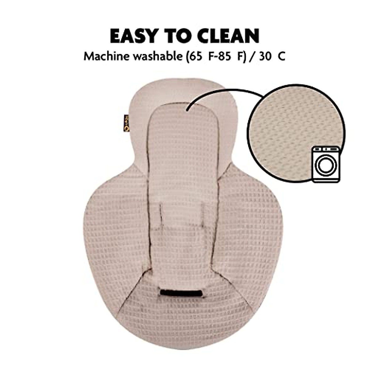 Ukje | Insert and Cover for 4moms mamaRoo 4 Baby Swing & rockaRoo | Reversible Design | Handmade in Europe | Compatible with mamaRoo Newborn Insert, 4moms mamaRoo Infant Insert