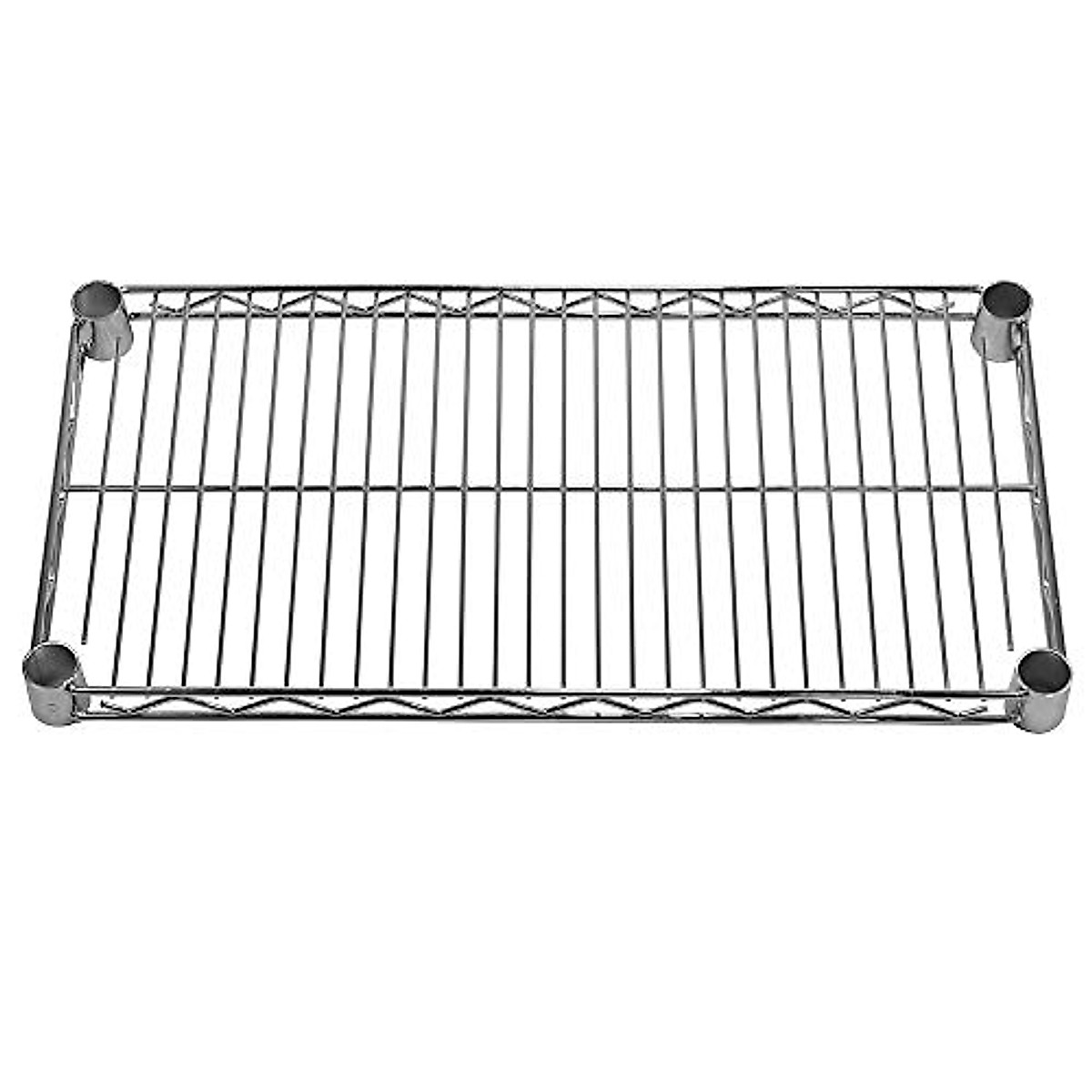 Shelving Inc. 12" d x 24" w Chrome Wire Shelving with 1 Tier Shelf, Weight Capacity 800lbs Per Shelf