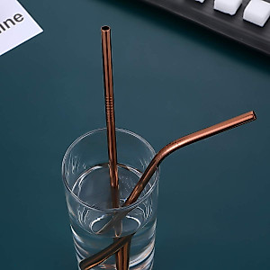 Travel Utensils,Reusable Silverware Set To Go Portable Cutlery Set with a Waterproof Carrying Case for Lunch Boxes Workplace Camping Picnic (Rosegold)