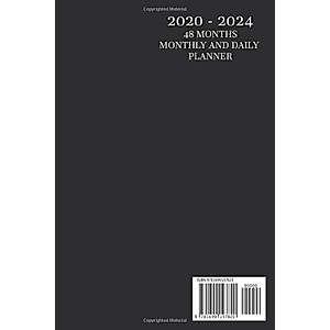 2020 -2024 48 Months | Monthly And daily planner: Surfing Planner For 4 Years Monthly And daily planner | surfing gifts for women & men | Surfing the Wave Monthly and Daily Calendar