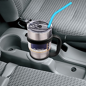 3 Pack 30oz Tumbler Handles, DanziX Mug Handle or Cup Holder Replacement- Black, Pink,Blue