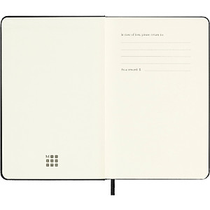Moleskine DHB12WH2Y24 Notebook, Beginning January 2024, Weekly Diary, Horizontal (Horizontal) Hard Cover, Pocket Size (W x H x H): 3.5 x 5.5 inches (9 x 14 cm), Black