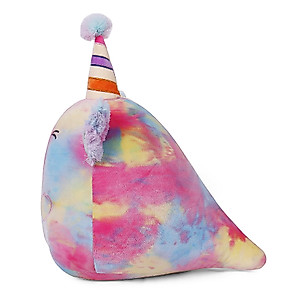 24 lnch Happy Birthday Axolotl Stuffed Animal Birthday Plush Toy Plushies Pillow Soft Plushie Doll Gifts for Girls Boys Christmas Decoration