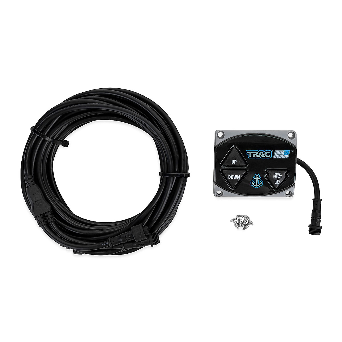 Camco Trac Outdoors Anchor Winch G3 AutoDeploy Second Switch | Features Up/Down/Auto Operation | For Use with TRAC AutoDeploy Electric Anchor Winches | G3 Angler & Deckboat Models (69045)