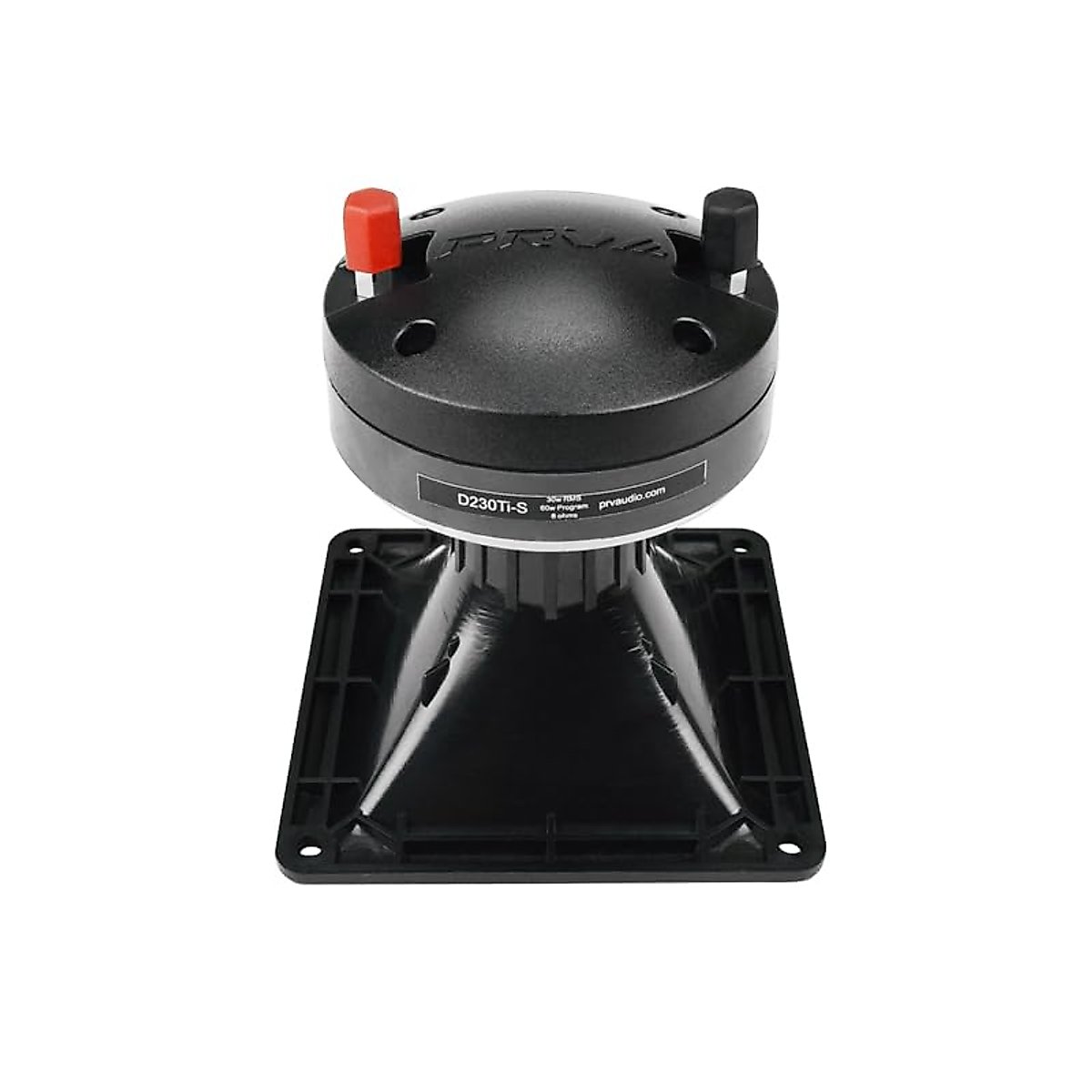 PRV AUDIO 1" Horn Driver WG230Ti 60 Watts 8 Ohm, 105dB, Titanium Diaphragm High Frequency Compression Driver and Horn Combo