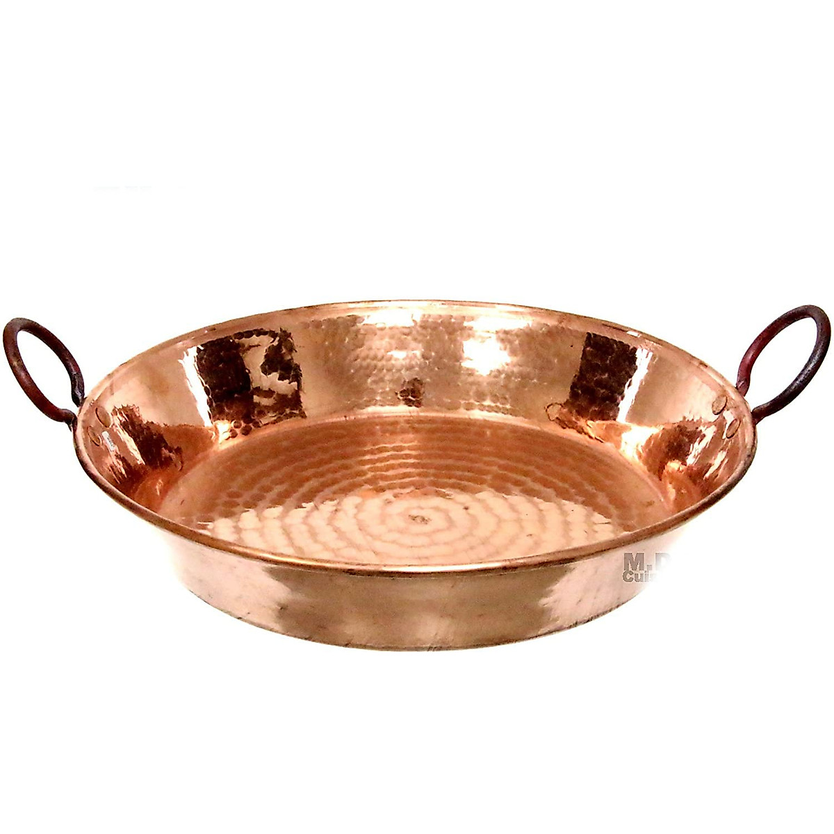 Paella Pan 15" Paellera de Cobre 100% Pure Copper Classic Cazo Traditional Seafood Spain