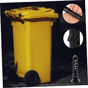 4pcs Trash Can Latch Trash Bin Locking Lid Latch Lid Pin Garbage Can Lock Wheeled Trash Can Pin Trash Can Accessories Trash Can Lock Trash Bin Latch Trash Can Lid Locking