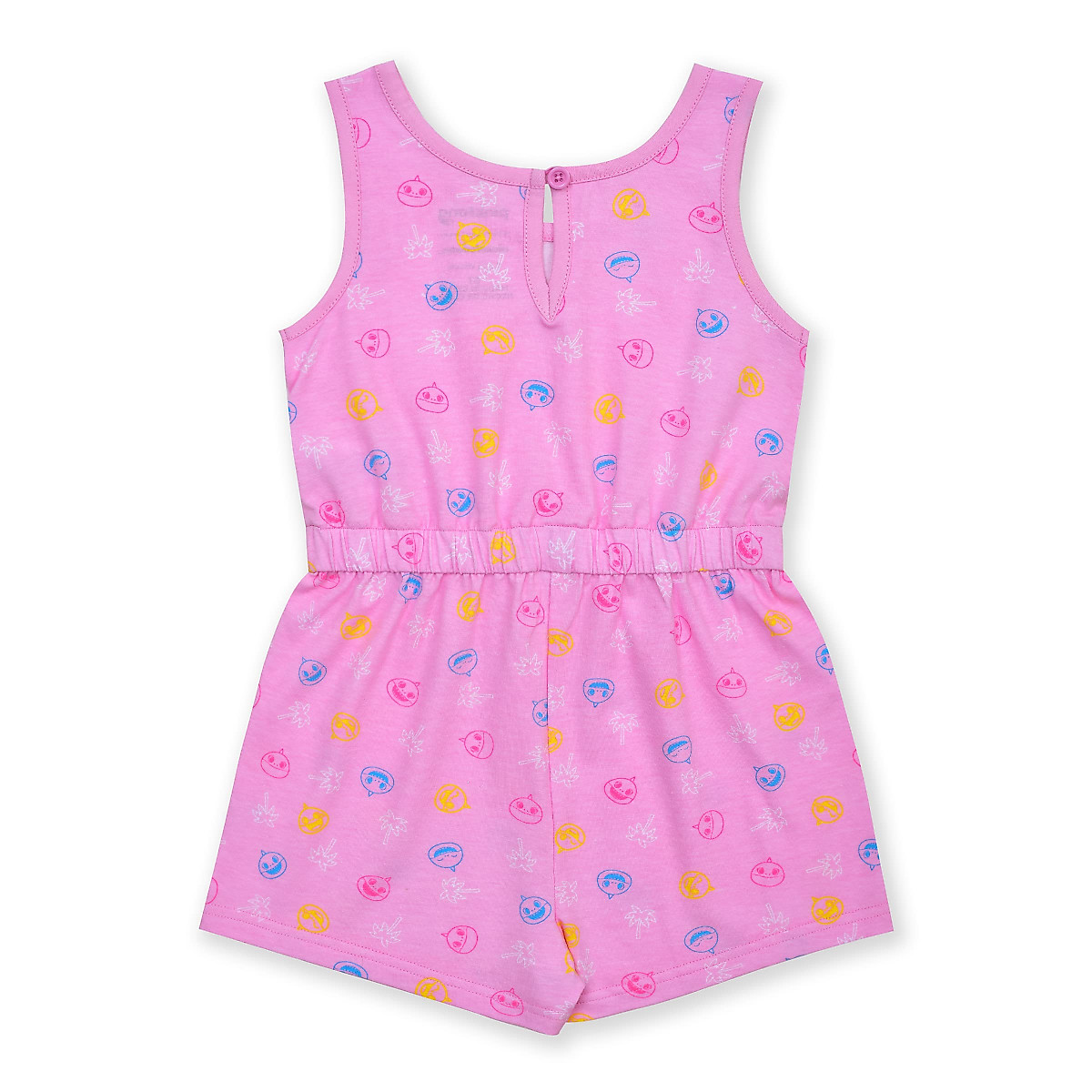 Nickelodeon Baby Shark Girl's 2 Pack Romper Shorts for Infant and Toddler – Pink/Grey