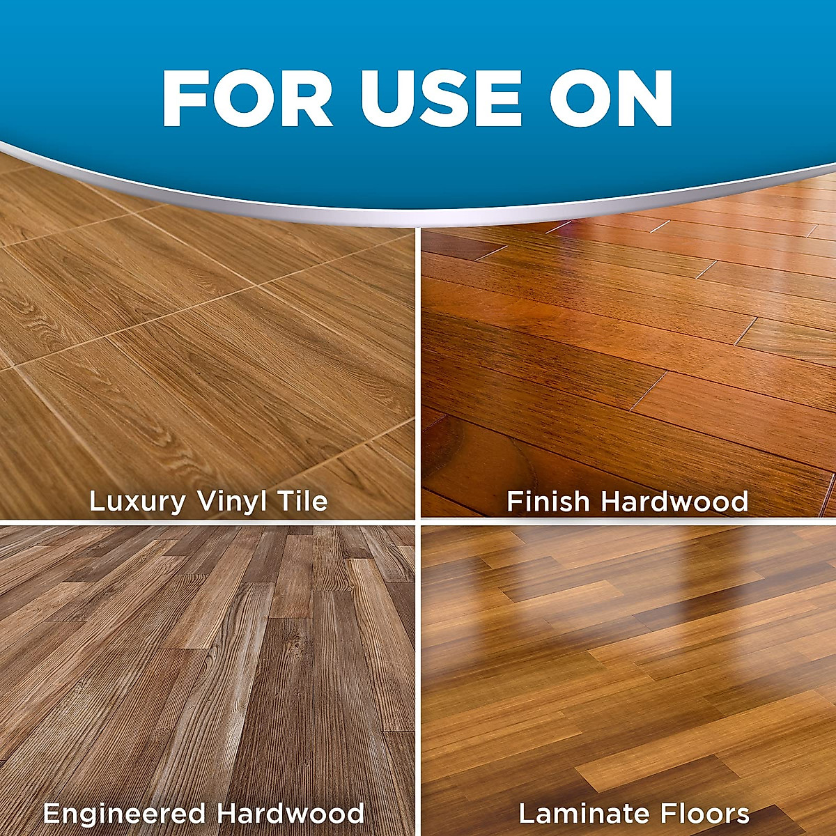 Weiman Hardwood Floor Cleaner - 128 Ounce Refill - Finished Engineered Hardwood Floors