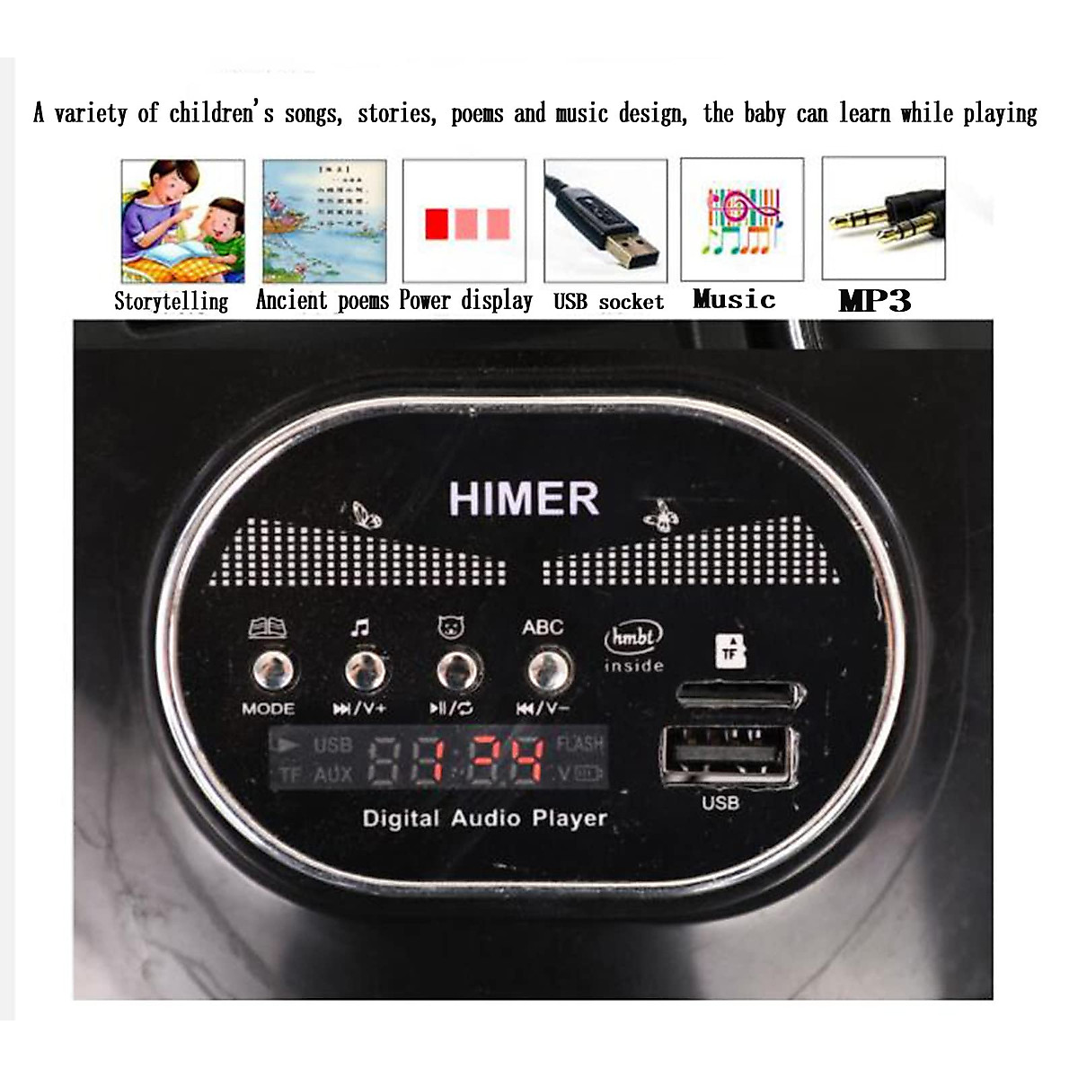 12V Electric Cars for Kids,with Metal Spring Suspensions Kids Electric Car,Soft Braking, Music,LED Lights 4 Wheeler Ride On ATV for Kids Electric Cars，for Boys Girls 4 Wheeler Power Wheels for Kids