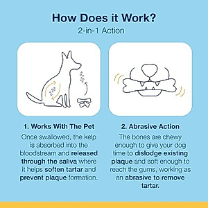 ProDen PlaqueOff System Dental Care Bones for Dogs - Vegetable 17 oz