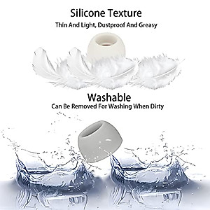 Earbud Tips Earbud Replacement Tips Earbuds Replacement Tips Ear Covers Earbud Tip Headphone Earbud Tips Earbuds Rubber Tips Earbud Pads Replacement Compatible with Samsung Galaxy Buds Pro Silver