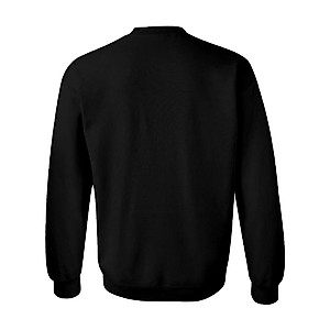 Tcombo Skeleton Outfit - Ribcage Bones Halloween Unisex Crewneck Sweatshirt (Black, Medium)