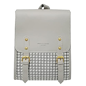 LEMITA Backpack 2023 Spring Color Contrast Large-capacity Schoolbag Work Commuting Backpack Handbag,black,26*14*32CM