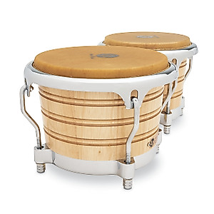 Latin Percussion LP Generation II® Bongos, Natural/Chrome