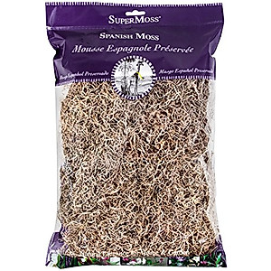 SuperMoss (26911) Spanish Moss Dried, Natural, 8 Ounces