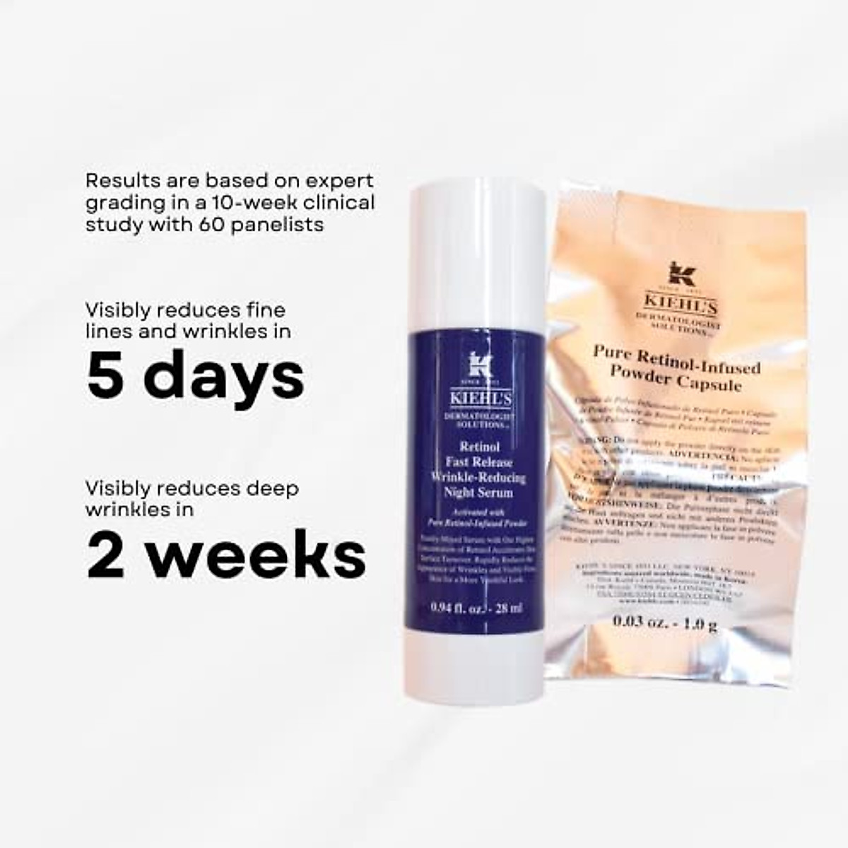 Kiehl's Retinol Fast-Release Wrinkle Reducing Night Serum - 0.94 oz