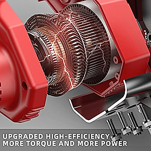 Skcoipsra Mini Chainsaw Cordless 4 Inch, 2.43 Pounds Portable Electric Chainsaw with 2 Chains & Batteries, One-Handed Power Chain Saws for Tree Trimming Branch Wood Cutting