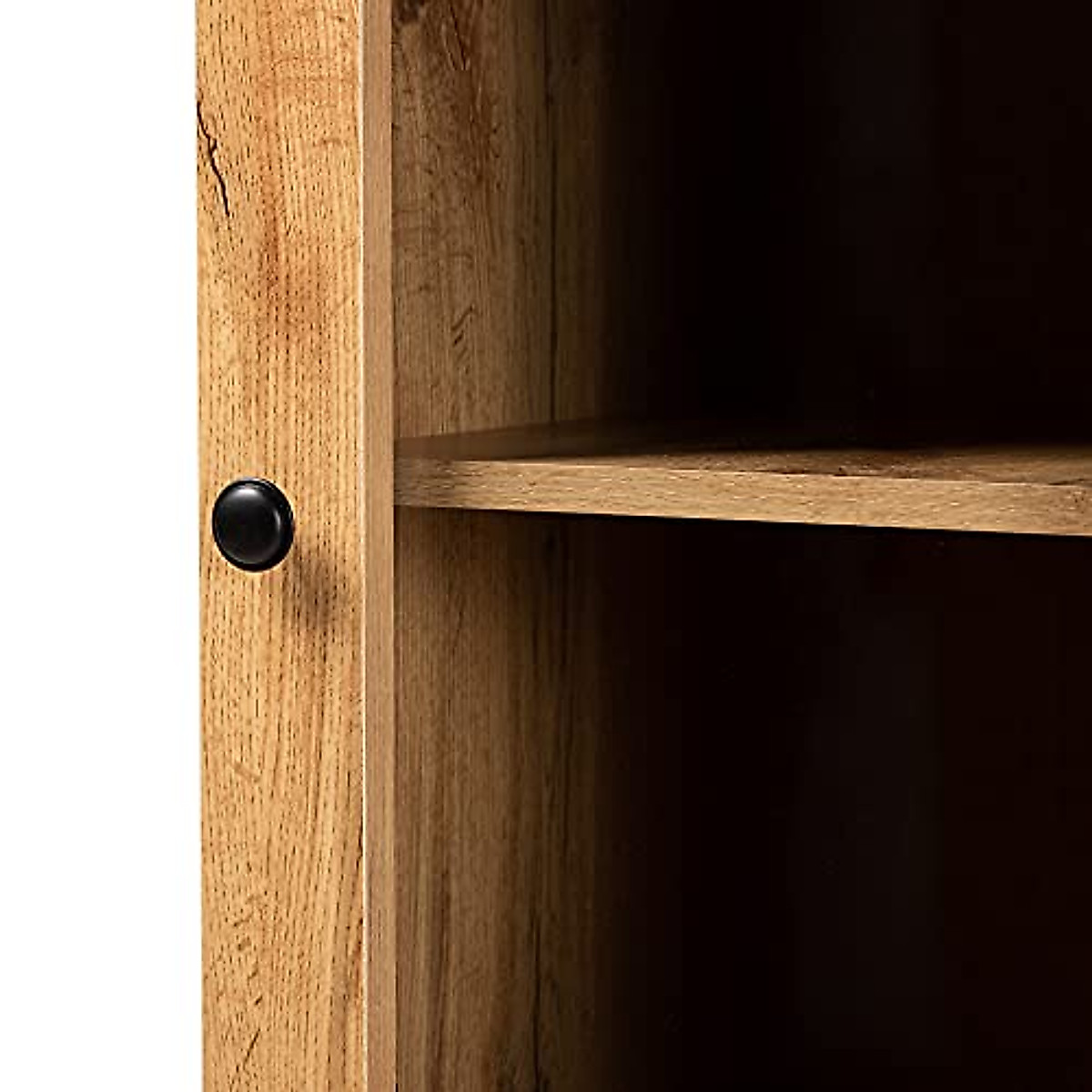 Baxton Studio Lauren Kitchen Storages, Oak Brown/Black