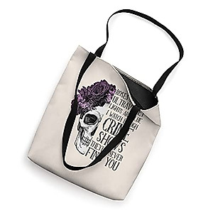 Roses Are Red Ultraviolet Lights Spooky Halloween True Crime Tote Bag