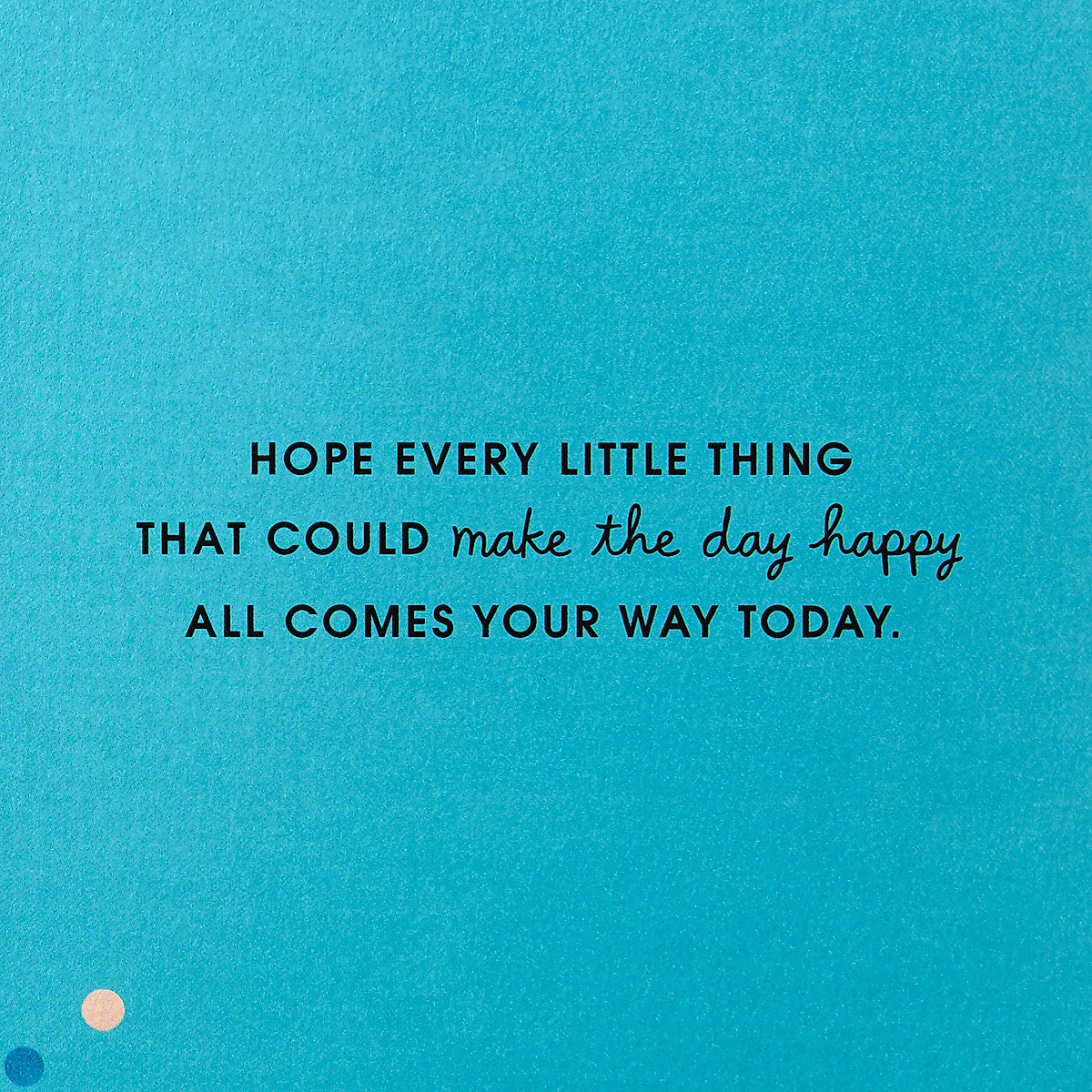 Hallmark Birthday Card (Envelope with Confetti)