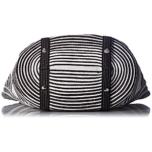 RainierSun Women's Sorrento Purse, Black/White, One Size