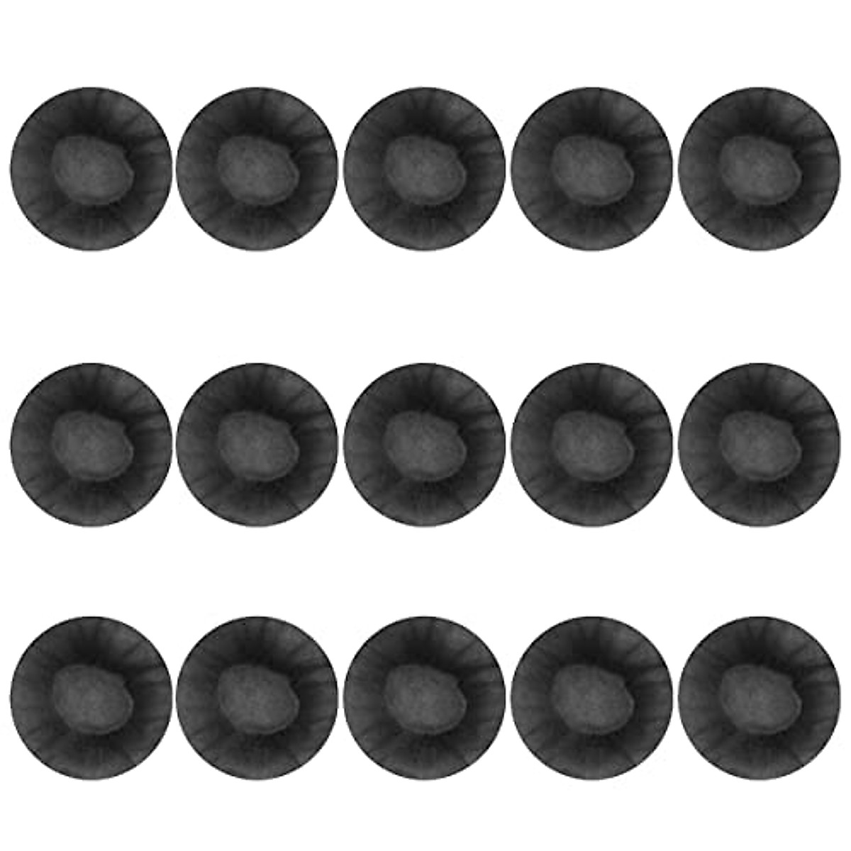 Healifty Headphone Ear Covers 150pairs Fabric Sweatproof Sleeve for Earpad Non-Woven Cover, Cup Black Headphone on Ear Fit Covers Disposable Earcup Most Nonwoven Headphones Headphone Earpads