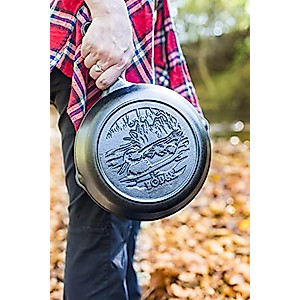 Lodge Wildlife Series - 8 Inch Seasoned Cast Iron Skillet with Duck Scene