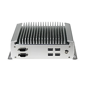 HUNSN Fanless Industrial Computer, IPC, Mini PC, Intel Celeron J1900, Windows 11/ Linux Ubuntu, IX09, 6 x COM, 2 x I211 LAN, HDMI, 3 PIN Phoenix, SIM Slot, WDT Reset, 8G RAM, 256G SSD
